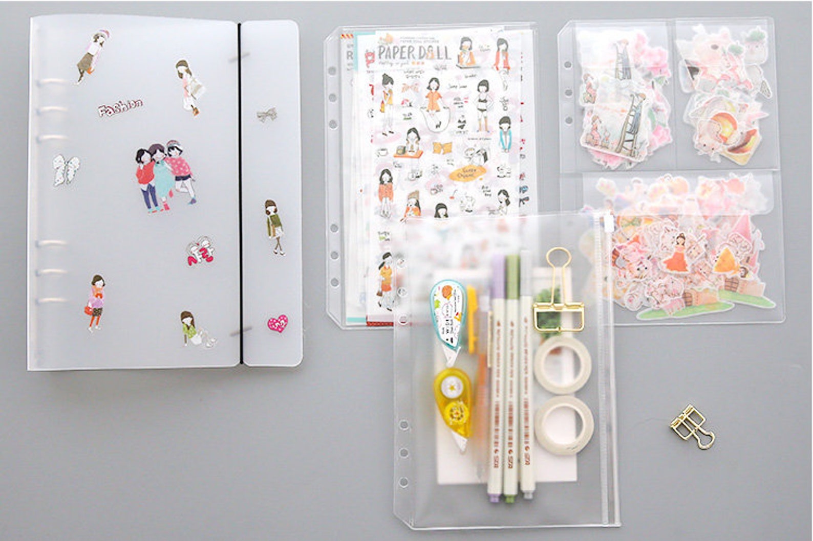 Stickers Organizerstickers Storage Case Stationery Storage - Etsy