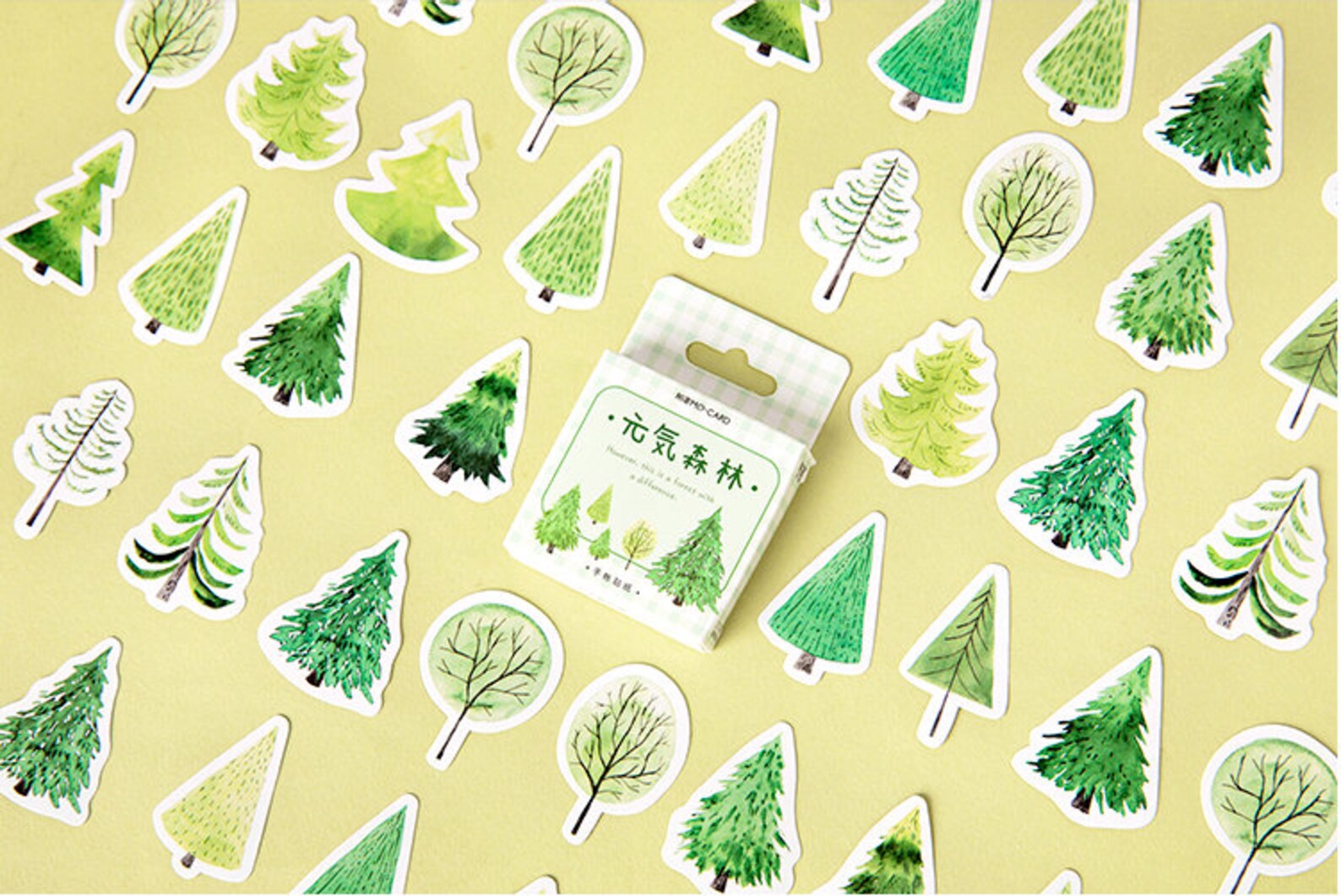 45pcs Forest Scrapbook Stickerbullet Journal Sticker - Etsy