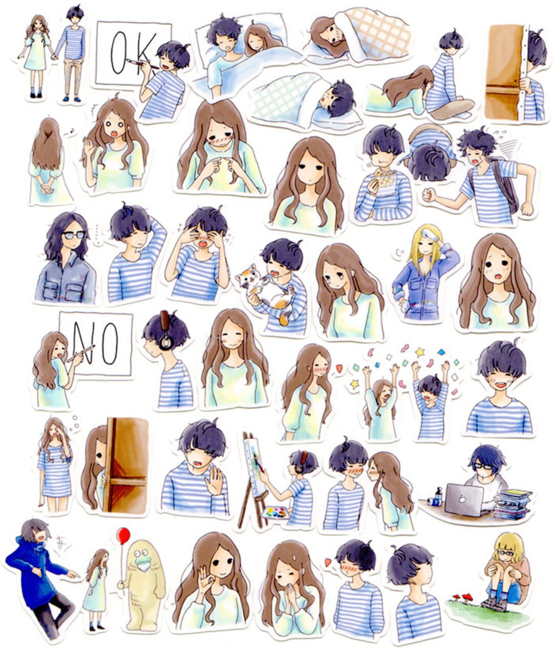 Scrapbook Sticker filofax Stickersplanner Stickerspure Love - Etsy