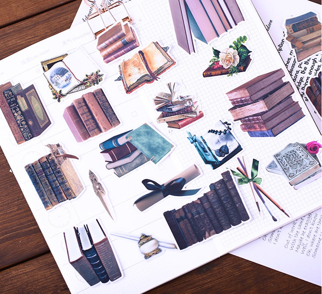 22pcs Scrapbook Sticker --filofax Stickers--planner Stickers--vintage ...