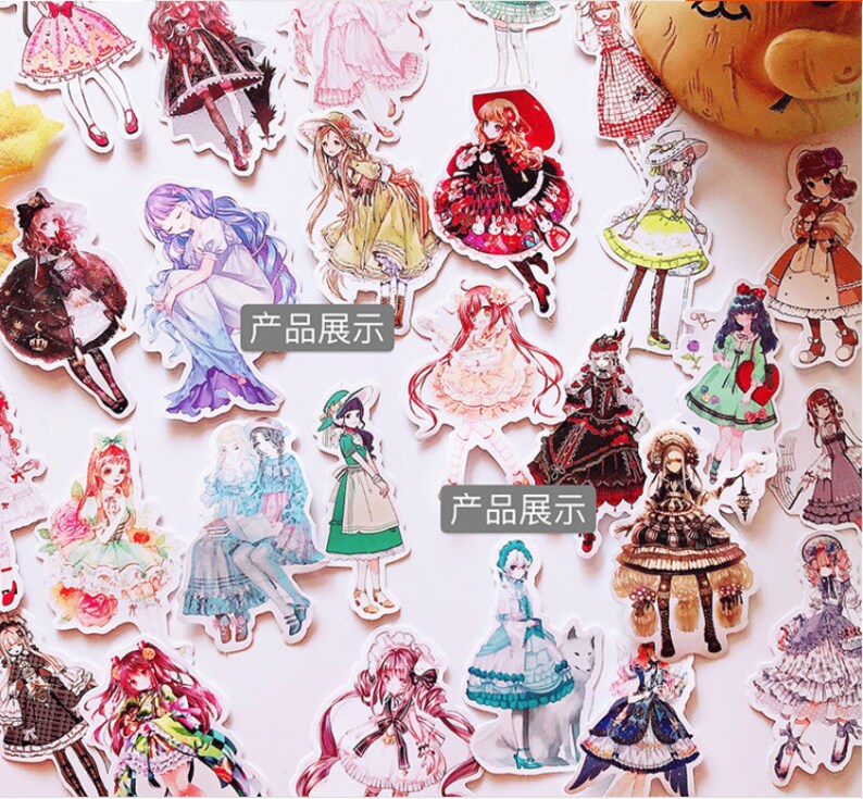 174pcs Lolita Girls Scrapbook Sticker filofax - Etsy