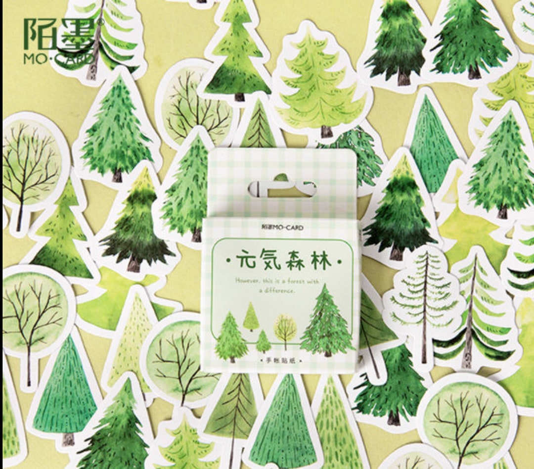 45pcs Forest Scrapbook Sticker--bullet Journal Sticker --filofax ...