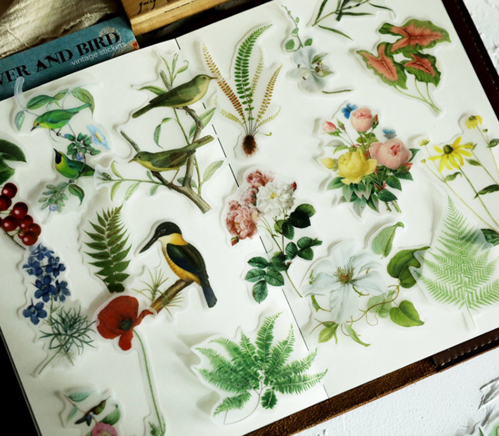 56pcs Vintage Scrapbook Sticker filofax Stickersplanner - Etsy