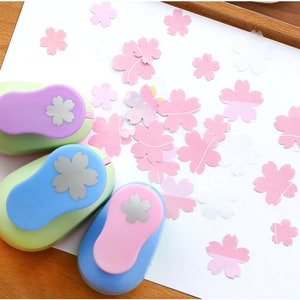 Geometric Paper Punch --flower Paper Punch Scrapbooking-- Round, Sakura ...