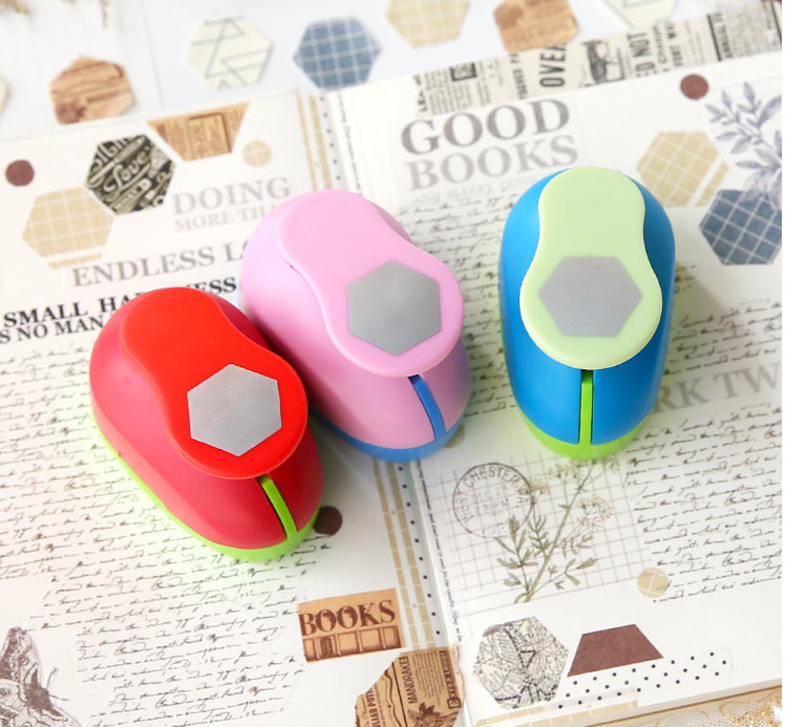 Geometric Paper Punch --flower Paper Punch Scrapbooking-- Round, Sakura ...