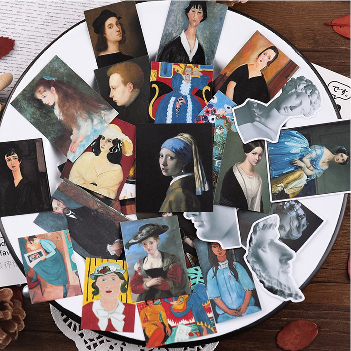 64pcs/pack Museum Art Gallery Scrapbook Sticker filofax - Etsy