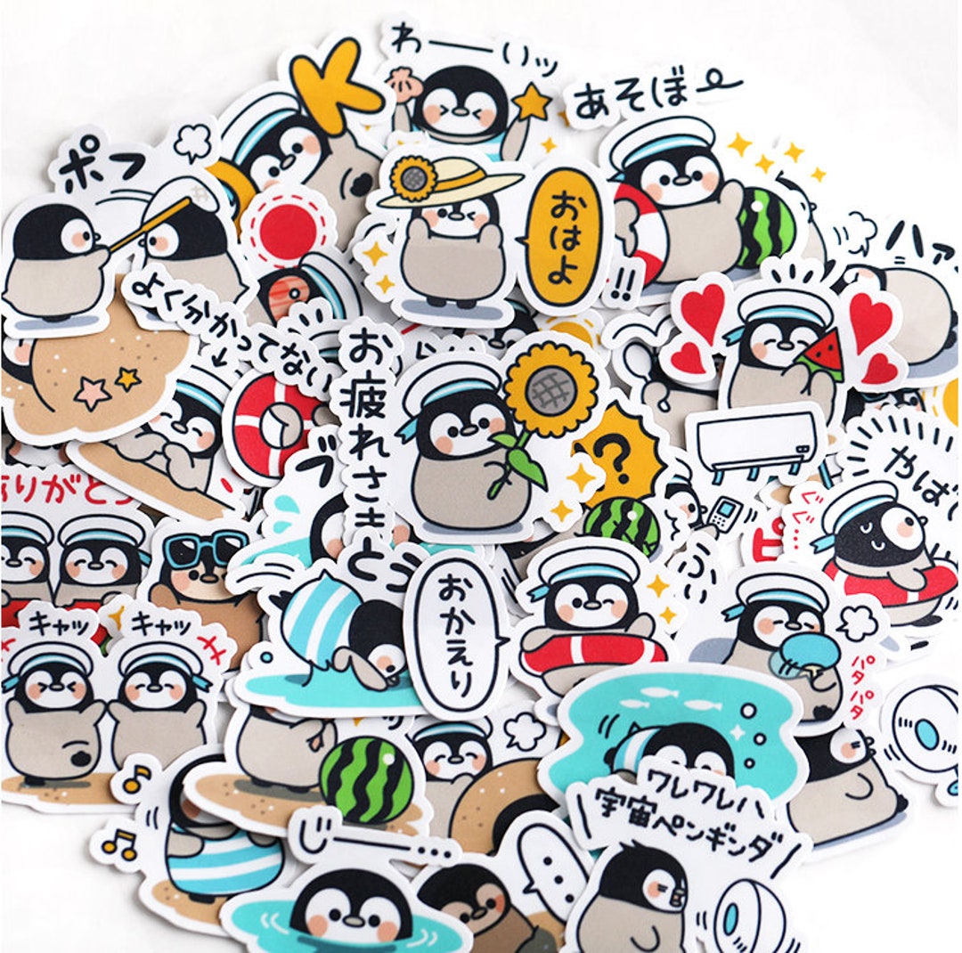 40pcs Cute Penguin A Scrapbook Sticker filofax Stickersplanner ...