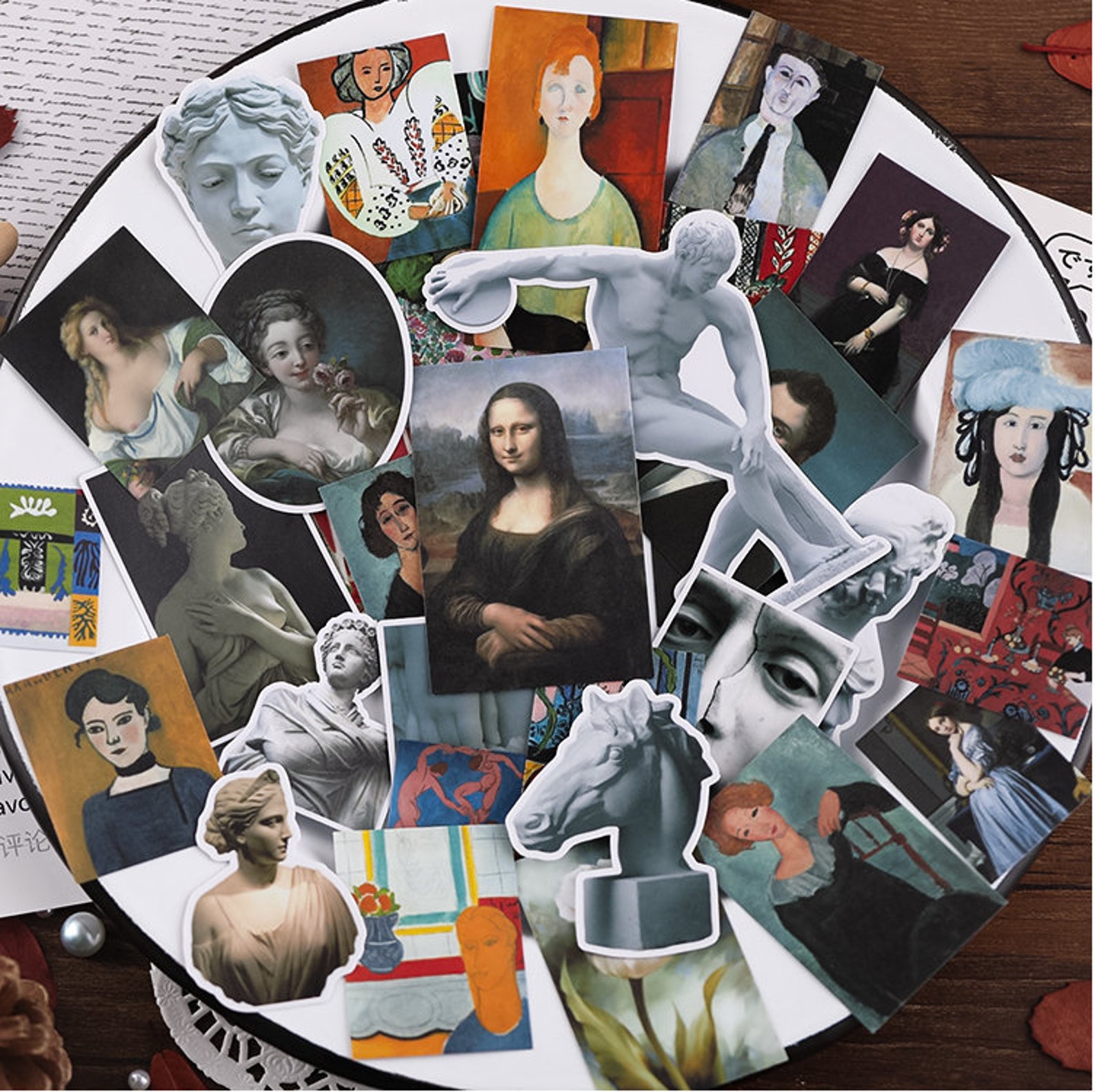 64pcs/pack Museum Art Gallery Scrapbook Sticker filofax - Etsy