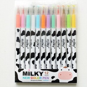 Set of 12 Color Gel Pens for DIY Scrapbook, Painting, Drawing, Writing ...