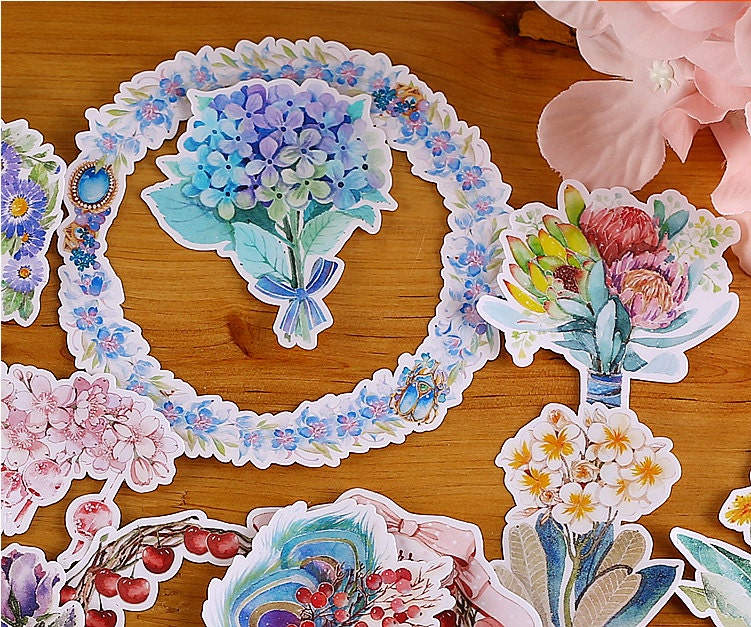 20pcs Scrapbook Stickers Filofax StickersPlanner | Etsy