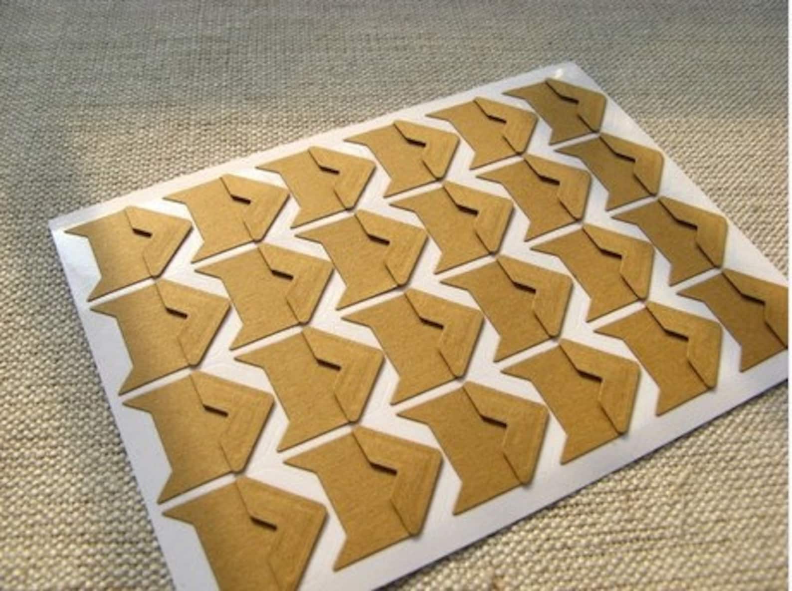 Kraft Photo Corner Stickers DIY Scrapbooking Album - Etsy