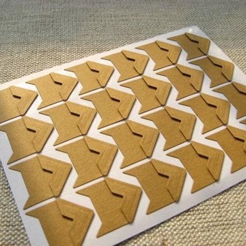 Kraft Photo Corner Stickers DIY Scrapbooking Album - Etsy