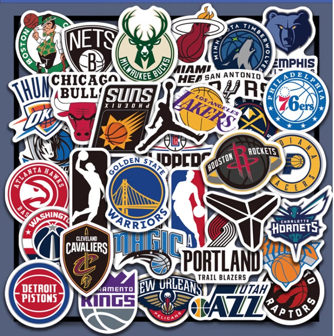 34pcs NBA Scrapbook Sticker --filofax Stickers--planner Stickers ...