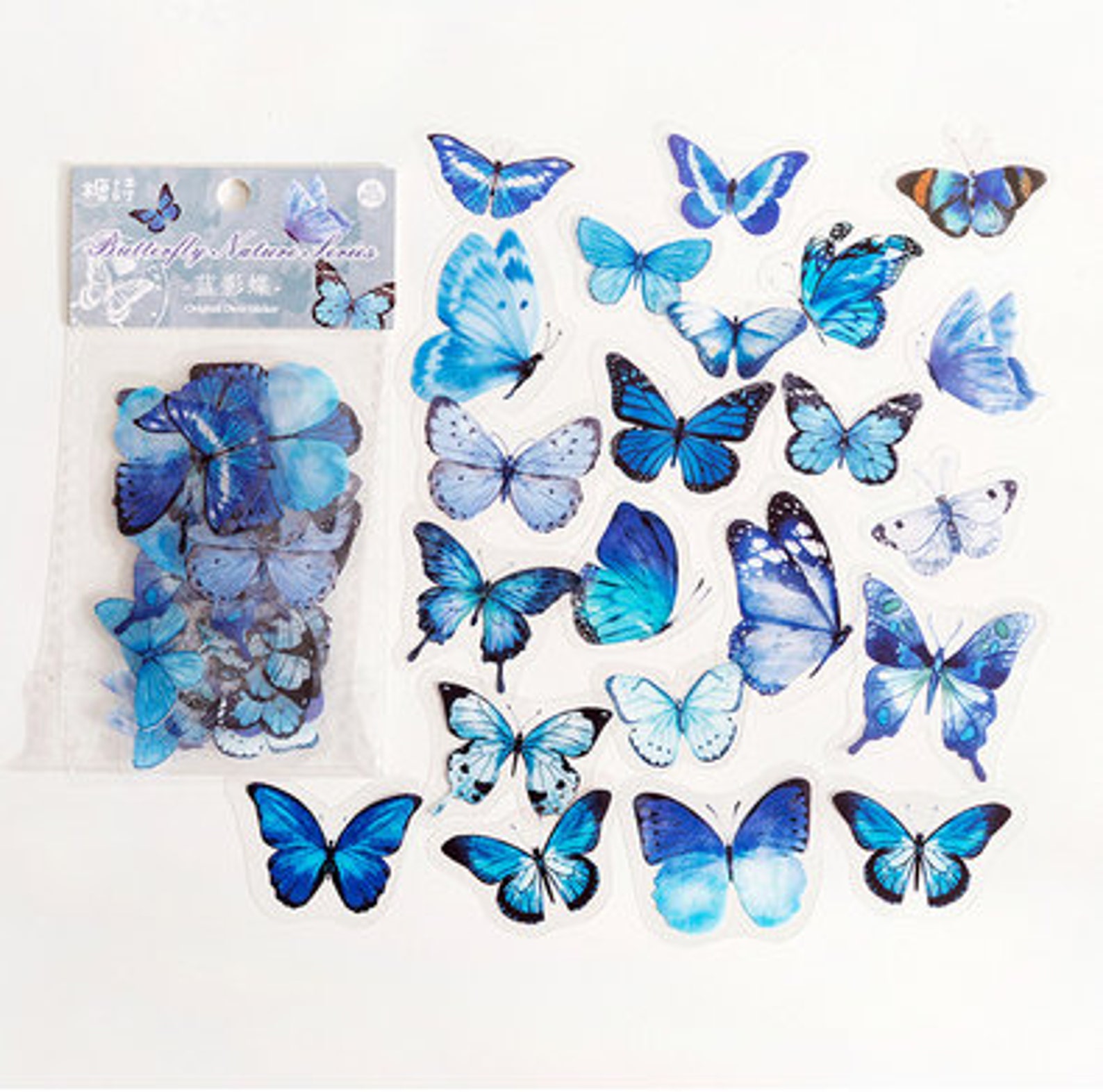 40pcs Butterfly Scrapbook Sticker filofax Stickersplanner | Etsy