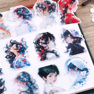 16pcs Star Girls Scrapbook Sticker --filofax Stickers--planner Stickers ...