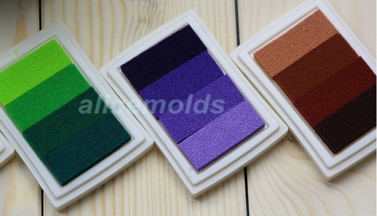 1pc Graduated Colors Stamp Ink Pad 7.5x 5.2cm6 Styles to - Etsy