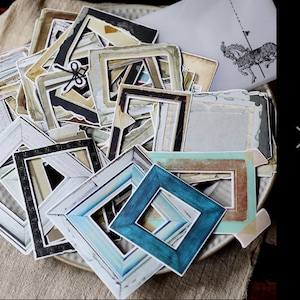 35pcs/pack Vintage Frame Scrapbook Sticker --filofax Stickers--planner ...