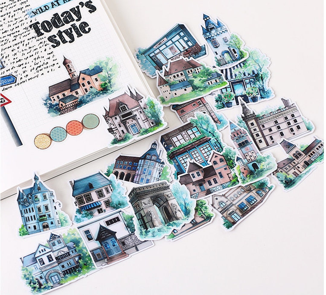 20pcs Scrapbook Sticker --filofax Stickers--planner Stickers--rural ...