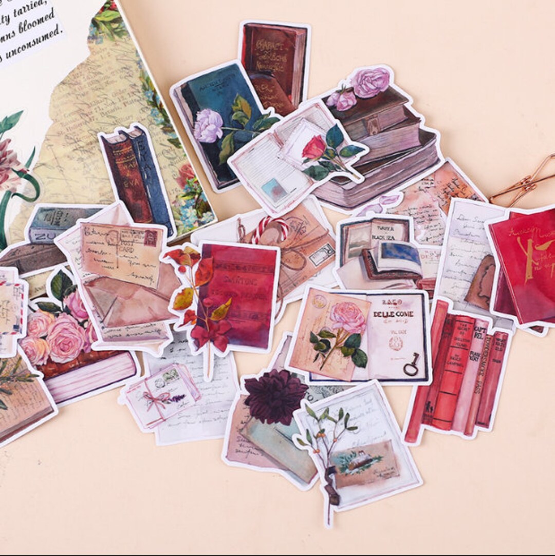 20pcs Scrapbook Sticker filofax Stickersvintage Letter - Etsy