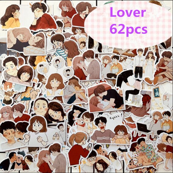 62pcs Lover Scrapbook Sticker filofax Stickersplanner - Etsy