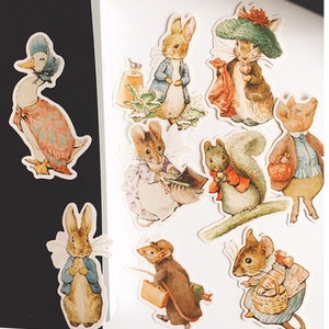 Peter Rabbit Scrapbook Stickers filofax Stickersplanner Stickers - Etsy