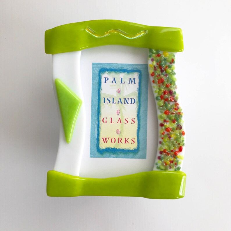 Fused Glass Picture Frame naples | Etsy