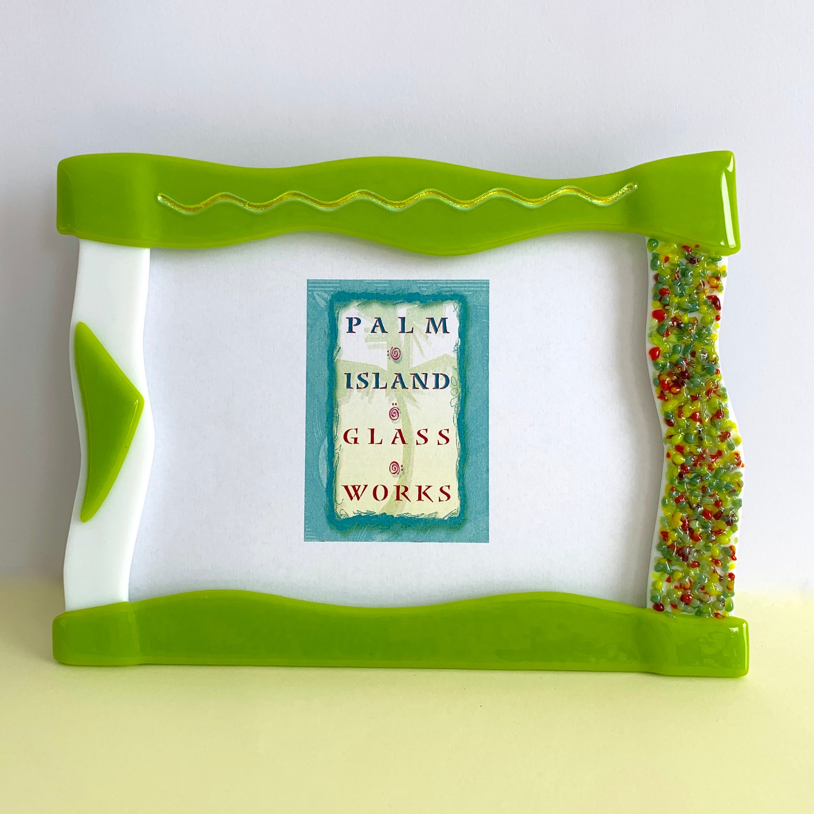 Fused Glass Picture Frame naples - Etsy