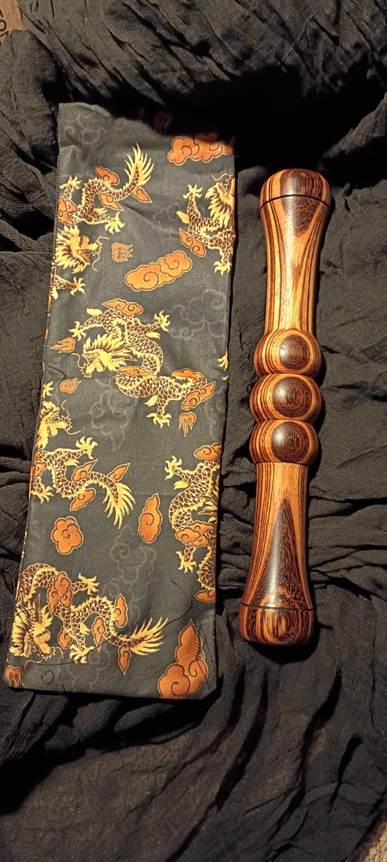 New Zebra Wood Tai Chi Ruler With Carry Bag. - Etsy