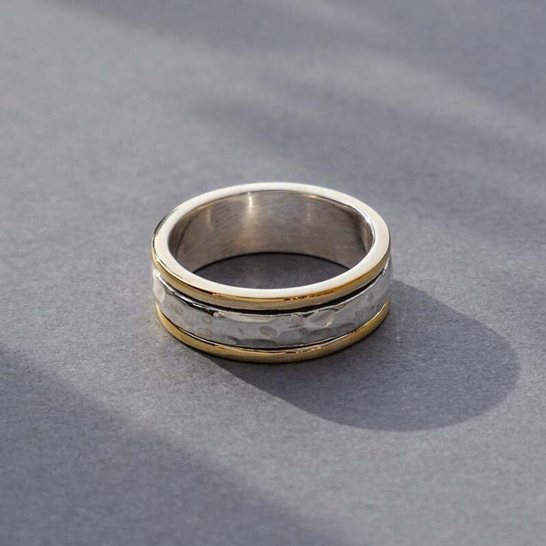 Silver Spinner Rings,spinning Rings,spin Rings,men's Rings,unisex Rings ...