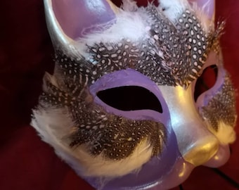 White Venetian Mask - Etsy