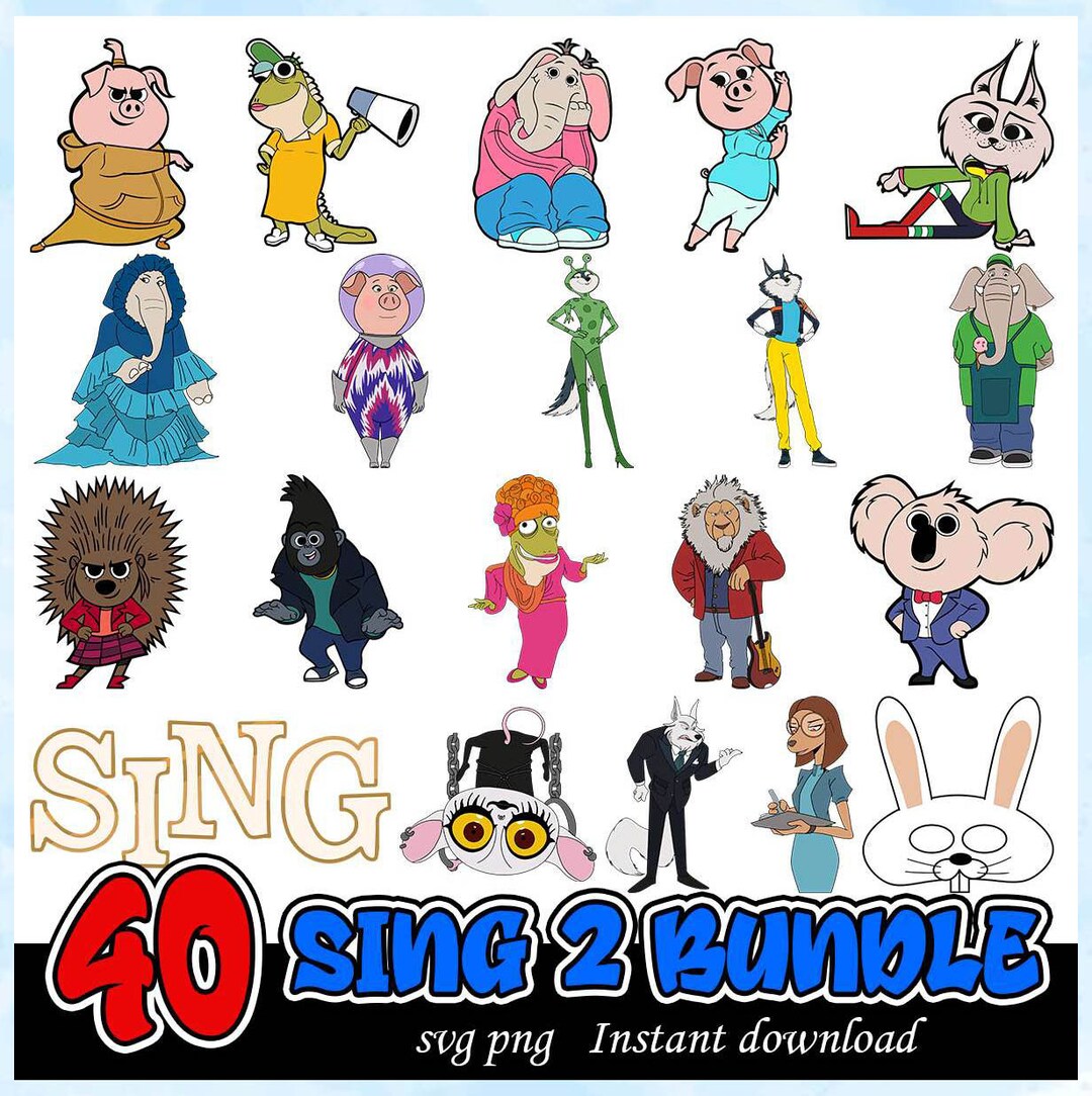 Sing Png, Clip Art, Instant Download, Birthday, Party, Cricut, Digital ...