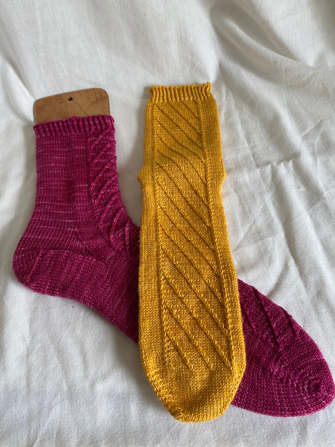 This Way That Way Socks Knitting Pattern (toe-up or Cuff Down) - Etsy