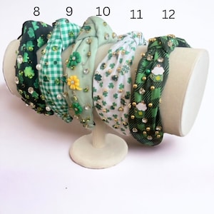 St. Patrick's Day Headband Holiday Season Shamrocks Accessories ...
