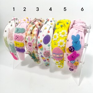 Easter Gift, Easter Headband, Knotted Headband, Beaded Headbands ...