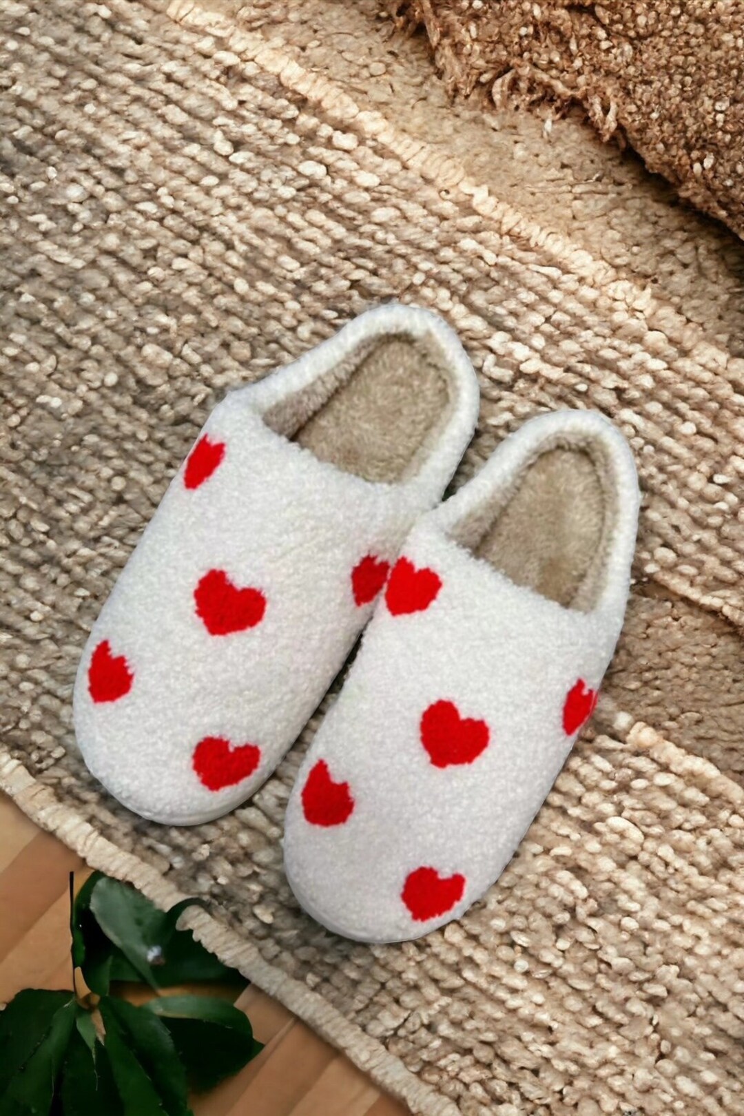 Valentines Day, Valentines Slippers, Womens Slippers, Heart Slippers ...