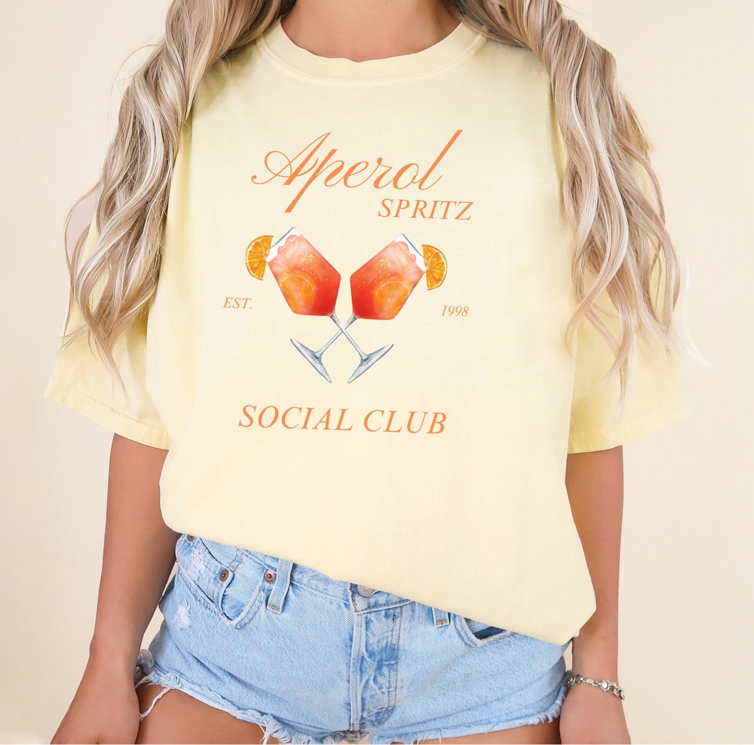 Aperol Shirt, Aperol Spritz Shirt, Aperol Spritz Social Club, Aperol ...