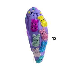 Easter Gift, Easter Headband, Knotted Headband, Beaded Headbands ...