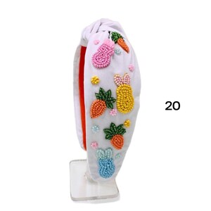 Easter Gift, Easter Headband, Knotted Headband, Beaded Headbands ...