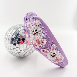 Easter Gift, Easter Headband, Knotted Headband, Beaded Headbands ...