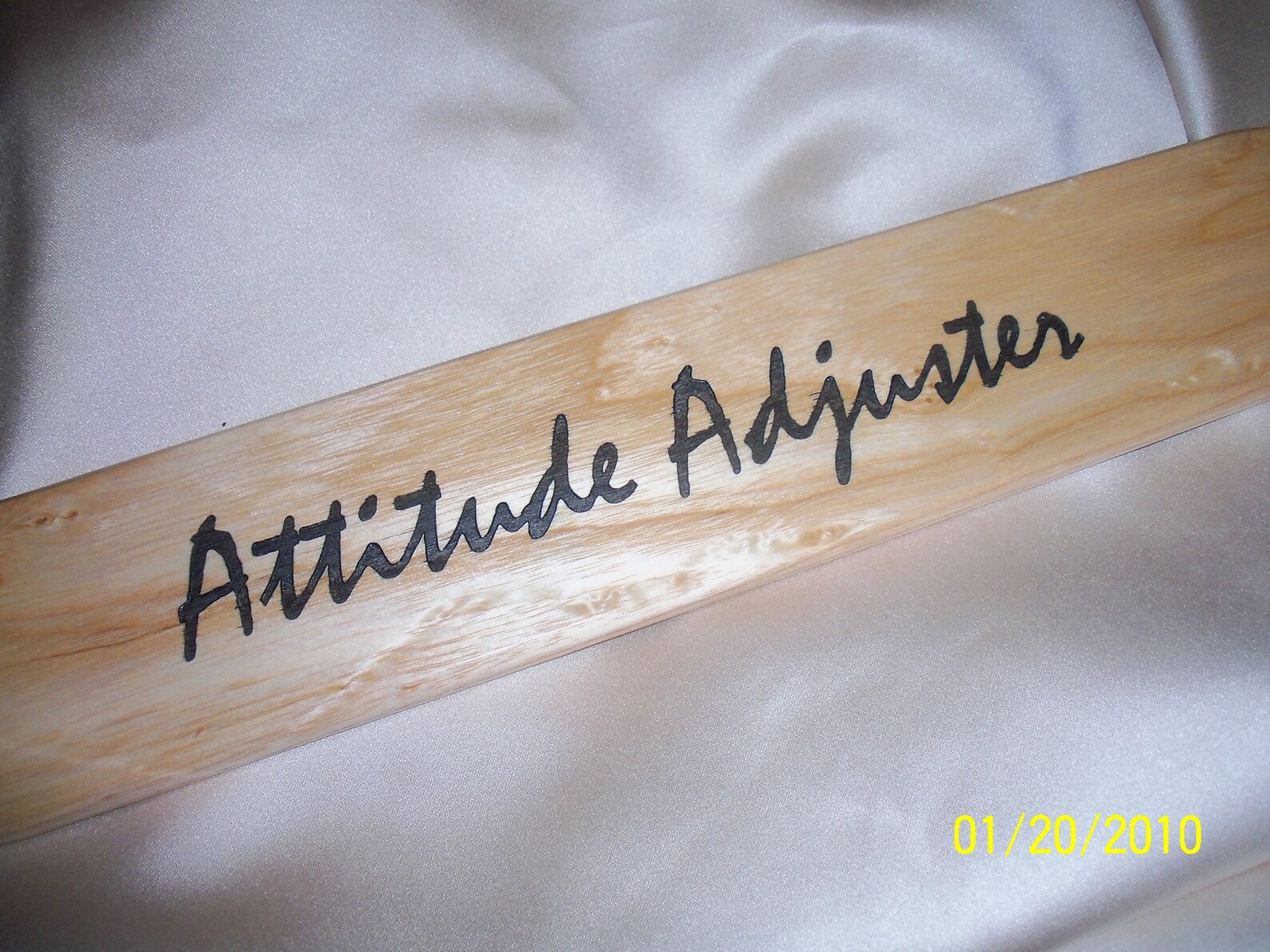 Attitude Adjuster Ash Ruler Wood Spanking Paddle Handmade by Walt - Etsy