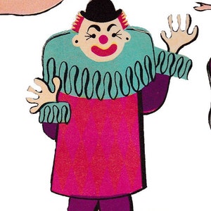 CIRCUS STAND UPS Printable Cut and Play Instant Download High ...