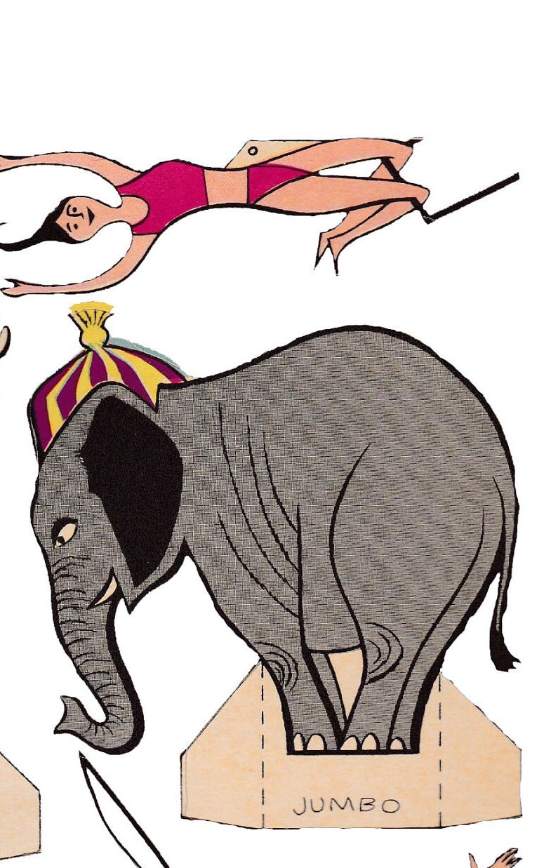 CIRCUS STAND UPS Printable Cut and Play Instant Download High ...