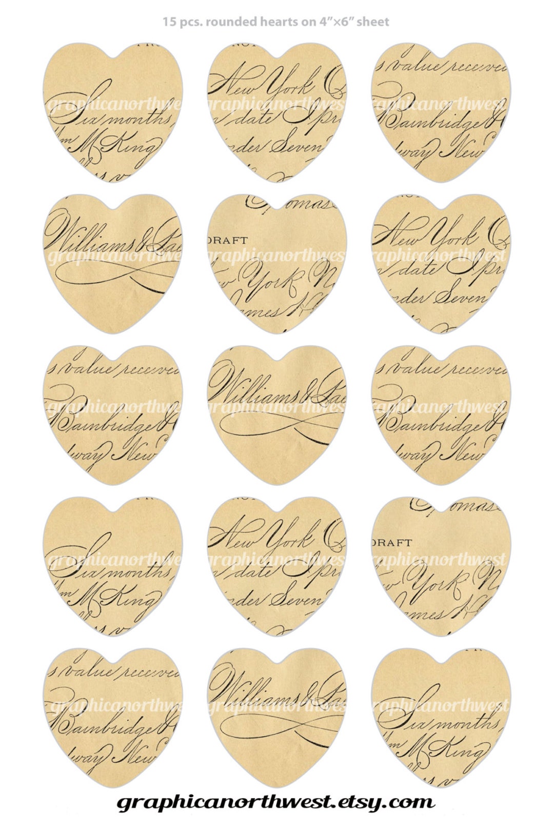 Digital File Instant Download Script Hearts - Etsy