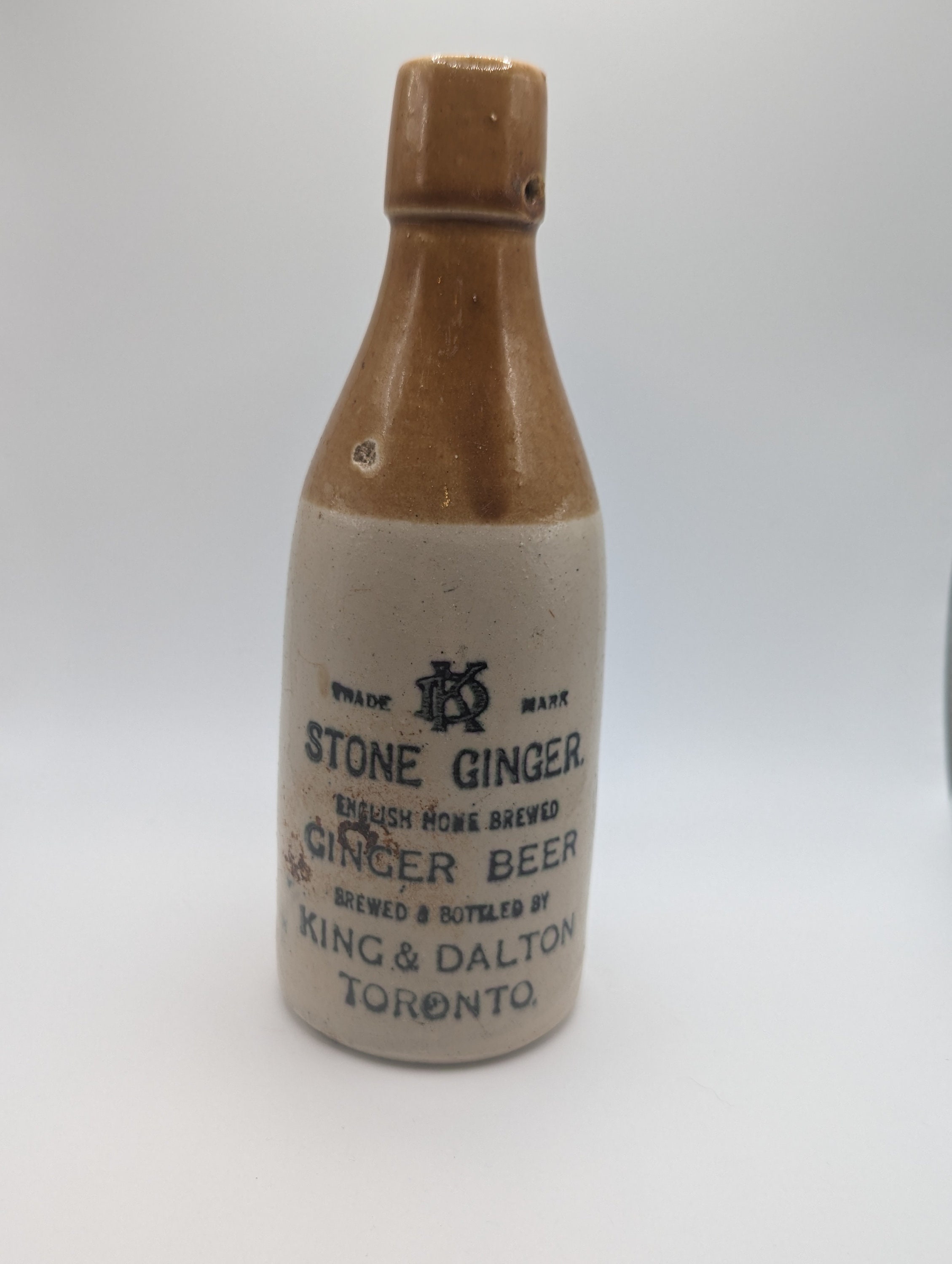 Stone Ginger, King &dalton, Toronto Ginger Beer Bottle - Etsy