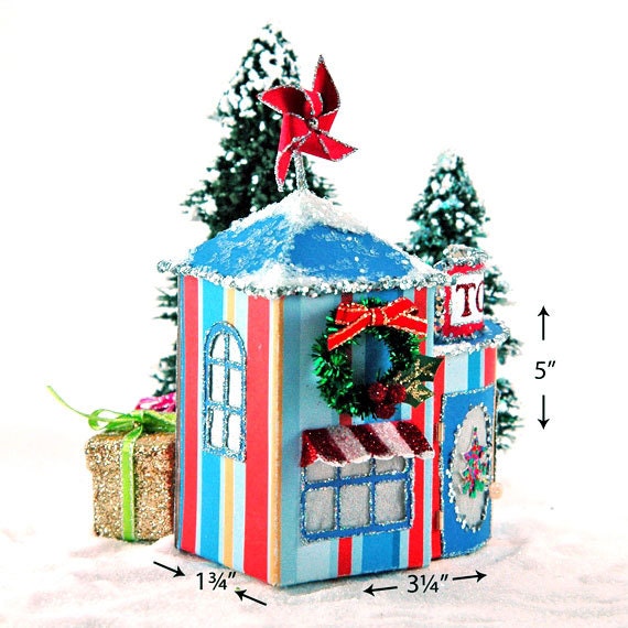 Miniature Christmas Village Toy Store PDF Pattern - Etsy