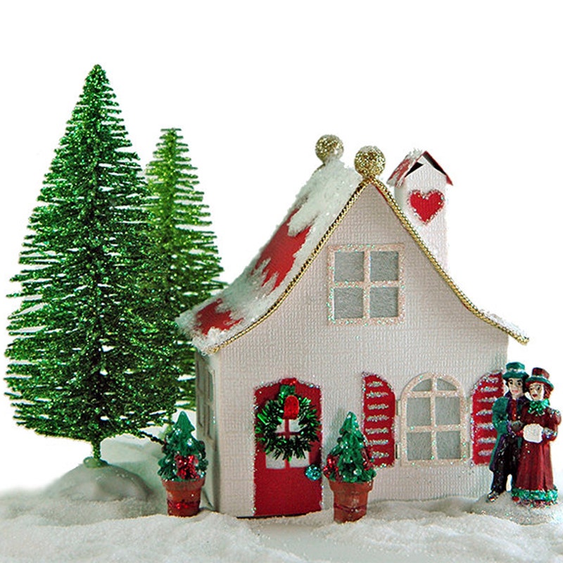 Paper Mache Houses for Crafts - Etsy