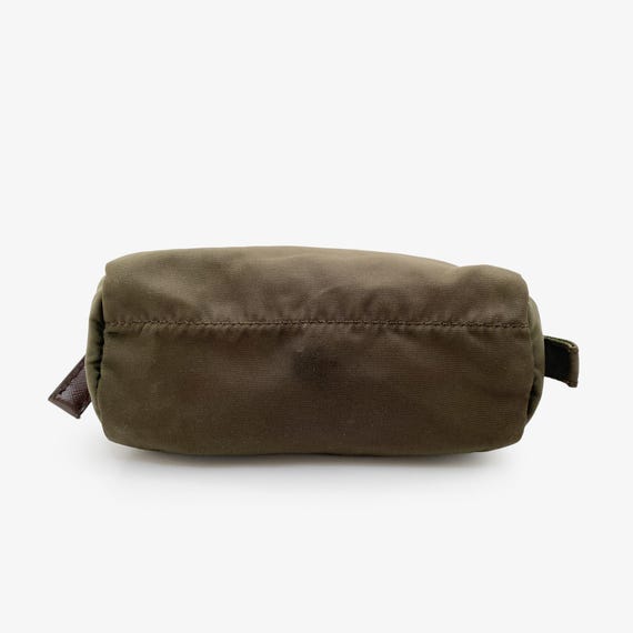 Authentic PRADA Triangle Logo Nylon Pouch, Cosmetic B… - Gem