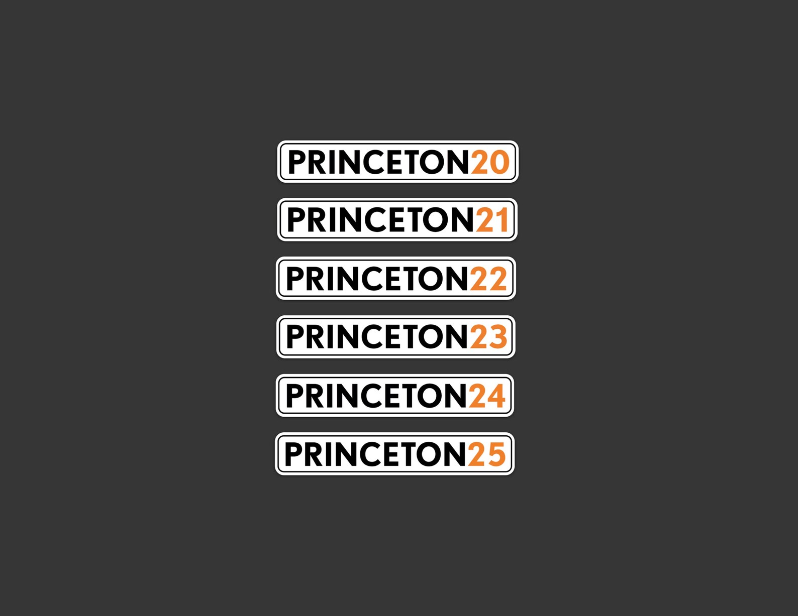 Princeton Stickers | Tiger Mascot | Students Alumni | Waterproof Matte ...