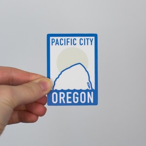 Pacific City Stickers | Oregon Coast, Pacific Northwest | Cape Kiwanda ...