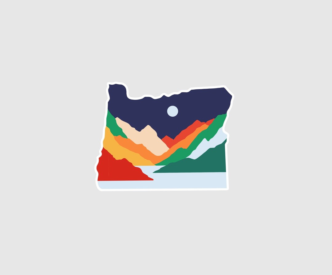 Oregon State Stickers | Pacific Northwest Rocky Mountain Travel ...